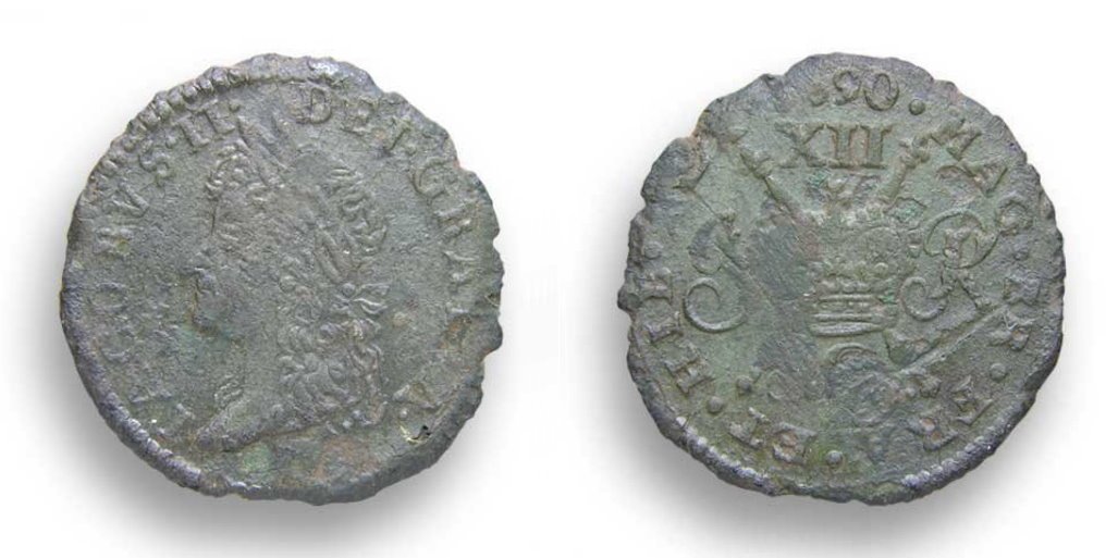 James II ’Gunmoney’ Shilling