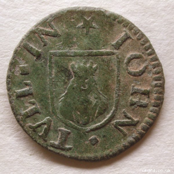17th Century Farthing Token, Bampton, Oxfordshire