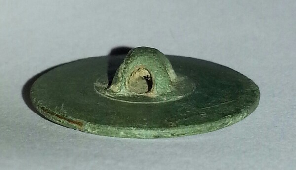 Naval Uniform Button, French Imperial Marines