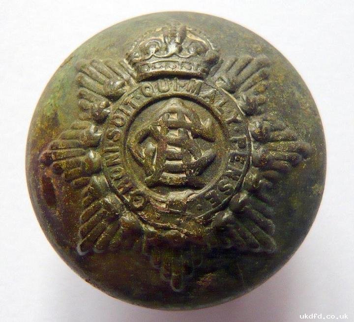 Military Uniform Button, Army Service Corps