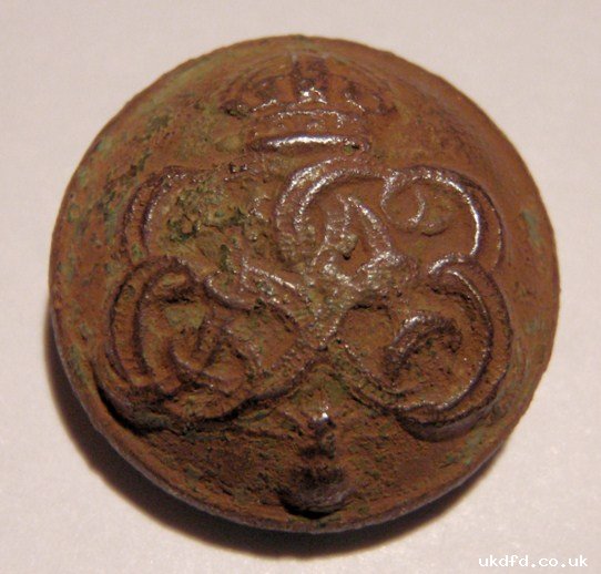 Military Uniform Button, Grenadier Guards