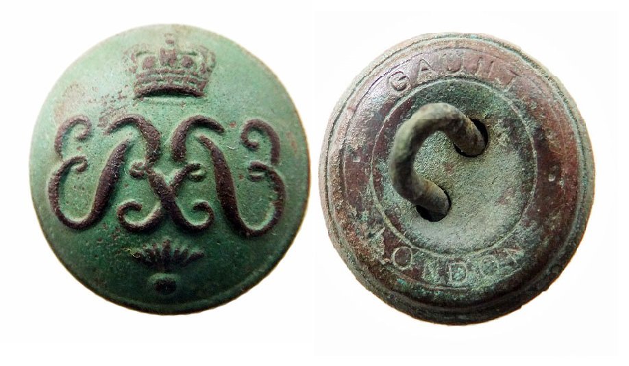 Military Uniform Button, Grenadier Guards