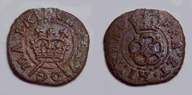 Charles I Rose Farthing