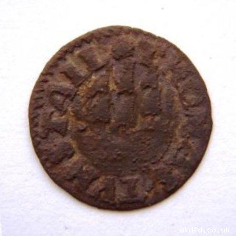 17th Century Farthing Token, Weymouth, Dorset