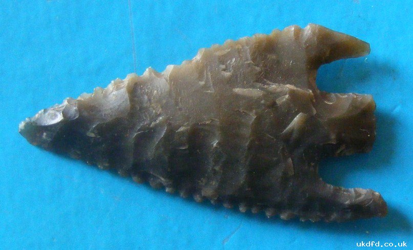 Tanged and Barbed Arrowhead