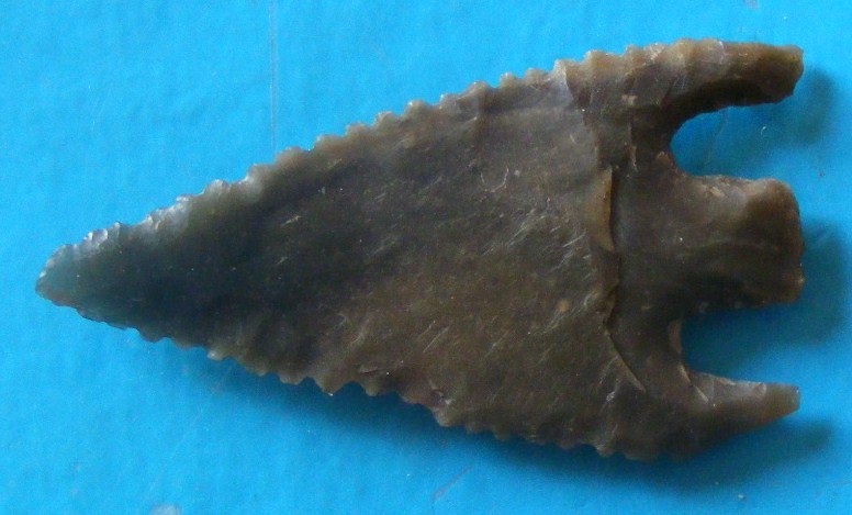 Tanged and Barbed Arrowhead