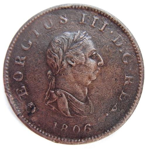George III Halfpenny