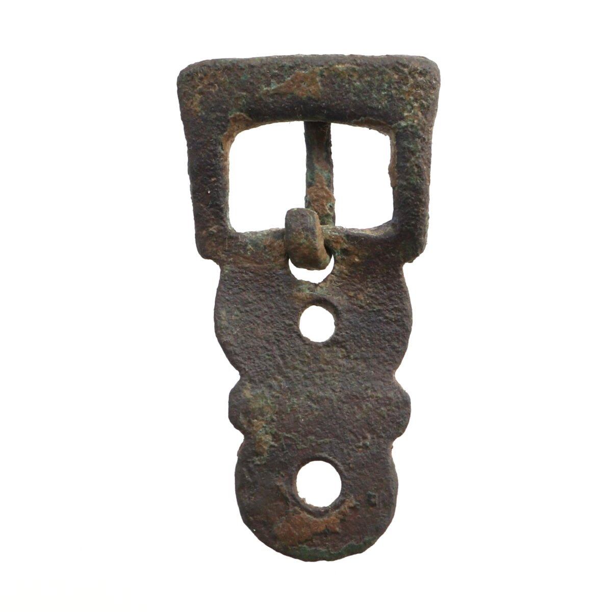 Single Loop Sub-Rectangular Buckle with Integral Plate