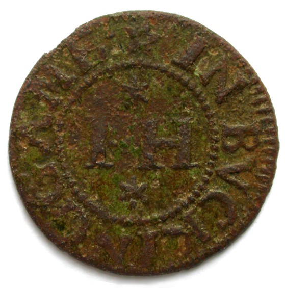 17th Century Farthing Token, Buckingham