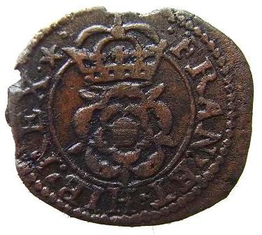 Charles I Rose Farthing