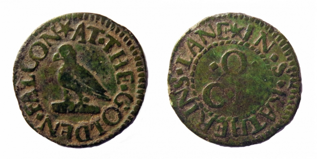 17th Century Farthing Token, (?) St Katherine's (Tower), London