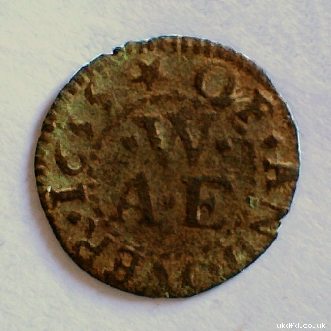 17th Century Farthing Token, Andover, Hampshire