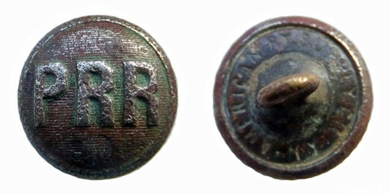 Uniform Button, Pennsylvania Railroad