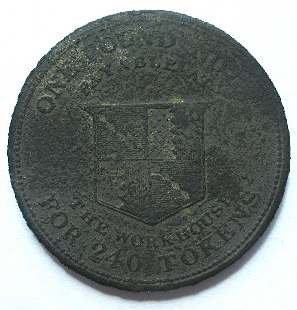 Birmingham Workhouse One-Penny Token