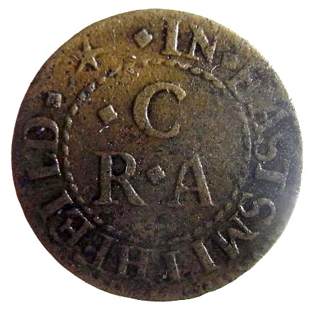 17th Century Farthing Token, East Smithfield, London