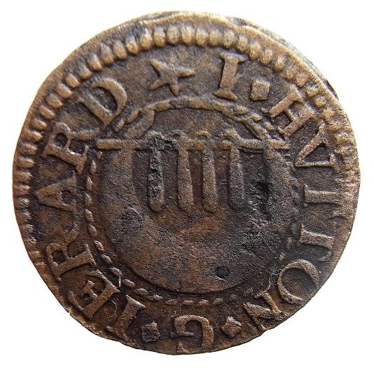 17th Century Farthing Token, East Smithfield, London