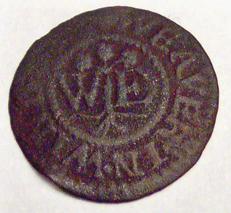 17th Century Farthing Token, Wimborne Minster, Dorset