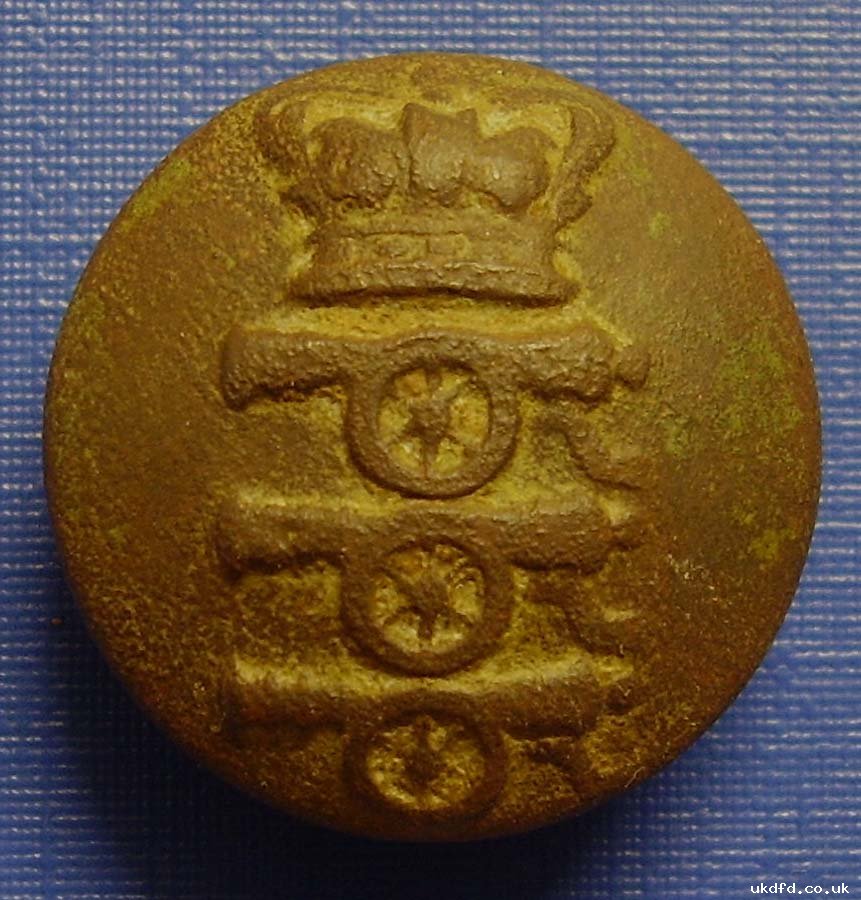 Military Uniform Button, Royal Artillery