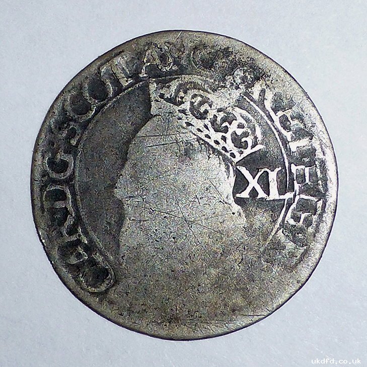 Charles I Forty Pence, Scotland