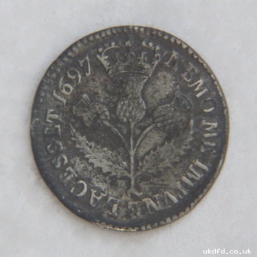 William II Five Shillings, Scotland