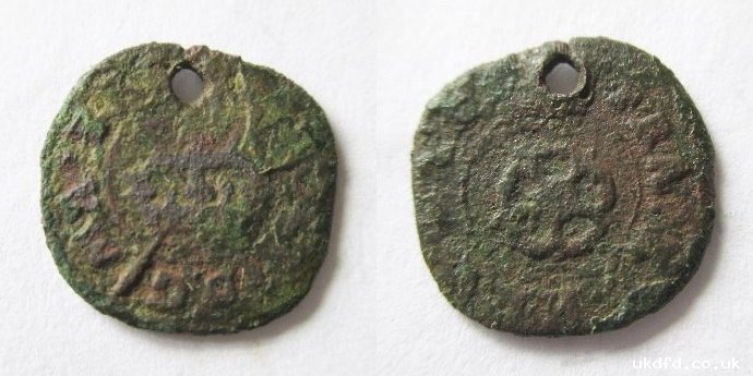 Charles I Rose Farthing