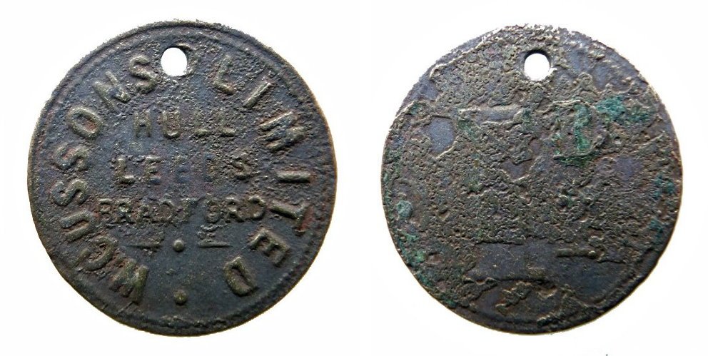 William Cussons Token