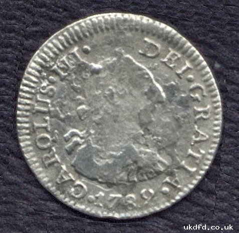 Charles III Half Real, Mexico