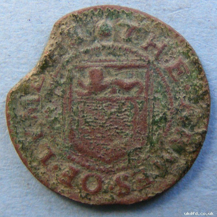 17th Century Farthing Token, Lyme Regis, Dorset