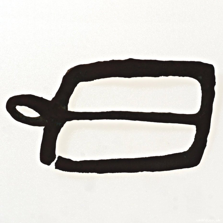 Double Loop Rectangular Sword Belt Hanger