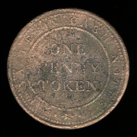 Union Copper Company, Penny Token