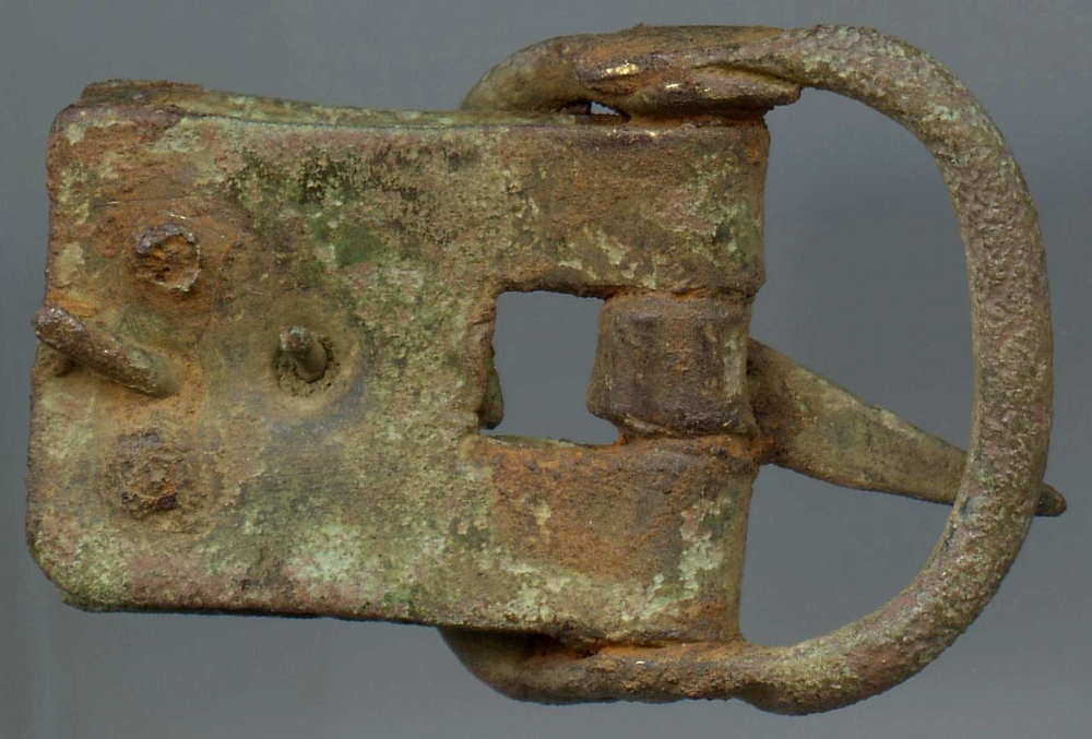 Composite Double Loop Oval Buckle with Plate