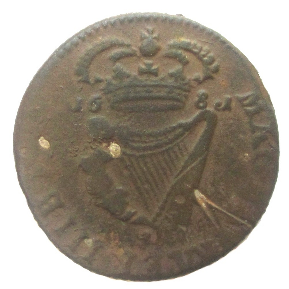 Charles II Irish Halfpenny