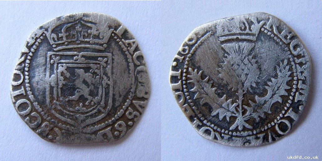 James VI Quarter Thistle-Merk, Scotland
