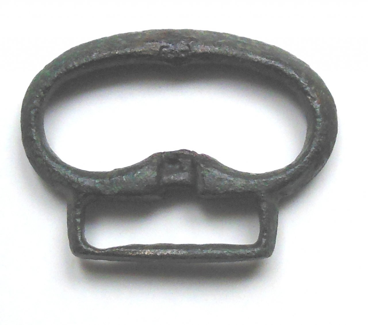 Double Loop Sub-Oval Buckle